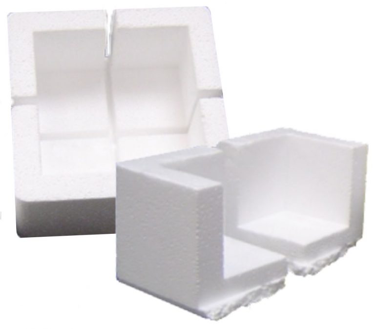 Expanded Polystyrene (EPS) Foam Edge Corners Protectors 82mm x 82mm x ...