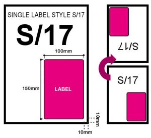 A4 Single Integrated Easy Labels – Style S/17 – EasiPack